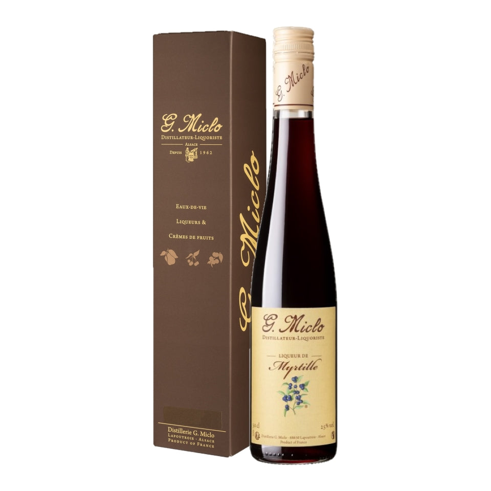 G. MICLO LIQUEUR DE MYRTILLE CON ASTUCCIO 500mℓ – Furordivino